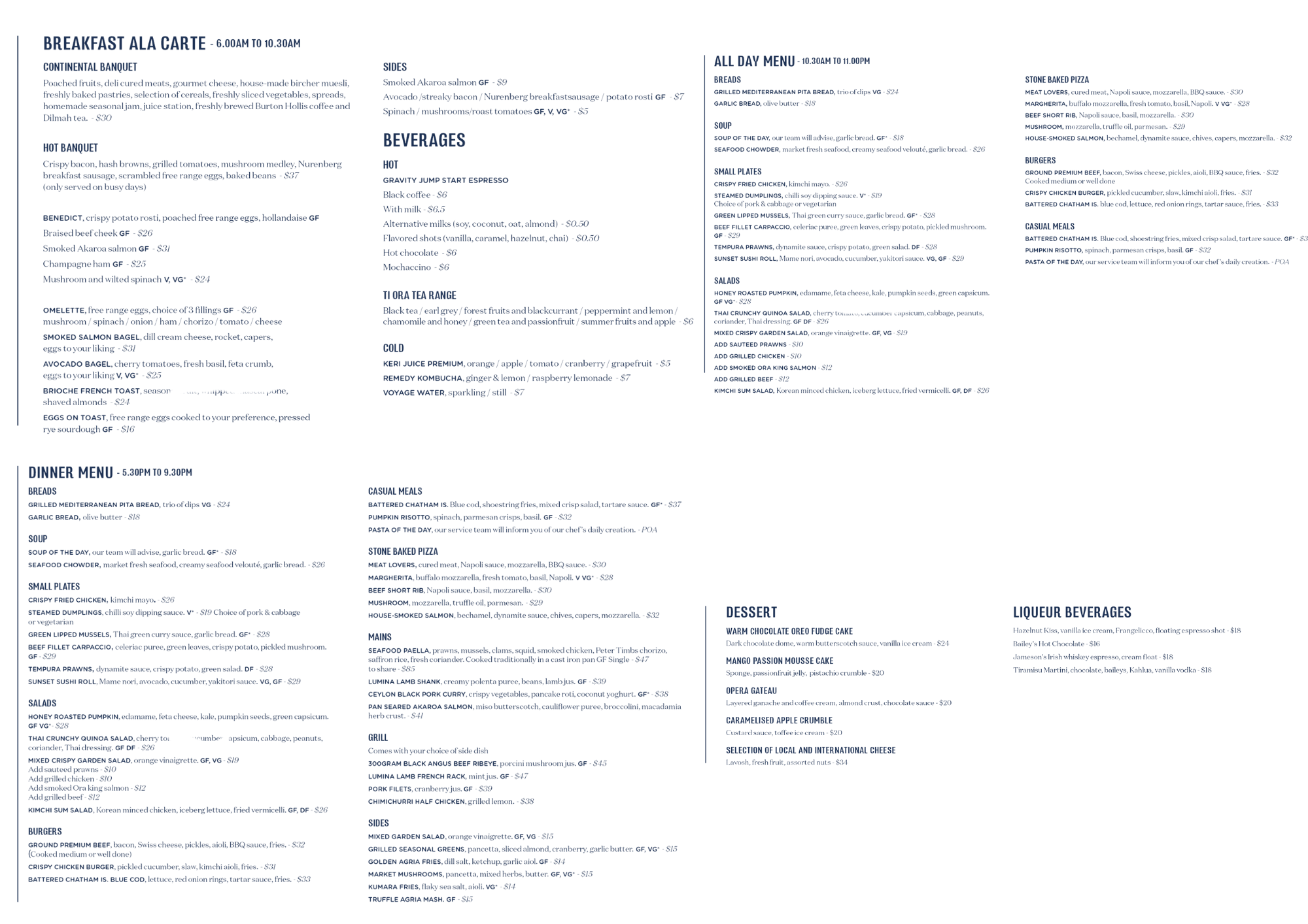 Pattersons Restaurant | Commodore Hotel Christchurch - Commodore Hotel